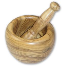 M&ouml;rser BERARD FRANCE 1892, braun (holzfarben), &Oslash;:12cm, Massivholz, M&ouml;rser, M&ouml;rser, Olivenholz
