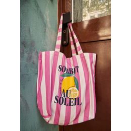 Shopper STREET ONE STUDIO, Damen, multicolor, Web, Baumwolle, Taschen Shopper, mit Streifenmuster