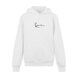 Kapuzensweatshirt Karl Kani "Karl Kani Small Signature Essential Hoodie Junior", M&auml;dchen, Gr. 122/128, wei&szlig;, 70% Baumwolle, 30% Polyester, Sweatshirts
