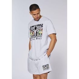 T-Shirt Chiemsee, Jungen, Gr. XL (56/58), high, rise, 95% Baumwolle, 5% Viskose, Rundhals, Shirts T-Shirt