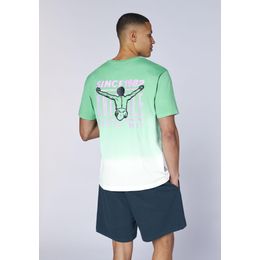 T-Shirt Chiemsee, Jungen, Gr. L (52/54), marine gr&uuml;n, 100% Baumwolle, Rundhals, Shirts T-Shirt