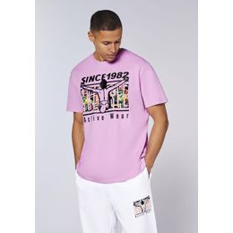 T-Shirt Chiemsee, Jungen, Gr. L (52/54), orchid, 100% Baumwolle, Rundhals, Shirts T-Shirt