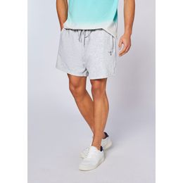 Shorts Chiemsee, Herren, Gr. L (52/54), Normalgr&ouml;&szlig;en, grau (high, rise), 76% Baumwolle, 22% Polyester, 2% Viskose, Hosen Shorts