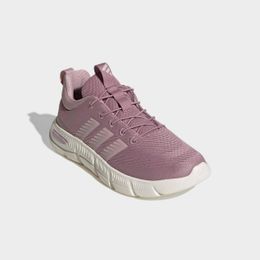 Walkingschuh adidas Sportswear "CLOUDFOAM FLEX ELASTIC LACES", Damen, Gr. 36, rosa (magic mauve, dual lila, sanftes wei&szlig;), Textil, Schuhe Walkingschuh