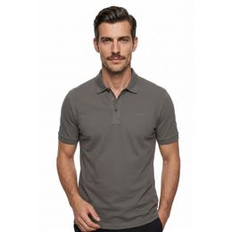 Poloshirt Hugo "Donos", Herren, Gr. S, dunkelgrau025, Piqu&eacute;, Obermaterial: 100% Baumwolle, unifarben, regular fit normal, Rundhals, B&uuml;ndchen, Shirts, Regular Fit, Baumwoll-Piqu&eacute;