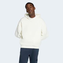 Kapuzensweatshirt adidas Sportswear "M SL SK HD", Herren, Gr. L, sanftes wei&szlig;, Obermaterial: 51% Polyester, 25% Modal, 15% Baumwolle, 9% Elasthan, normal, Rundhals, angesetztes B&uuml;ndchen, Sweatshirts, mit Kapuze, f&uuml;r Sportmode und Freizeit, mit 3-Streifen-Logo-Print