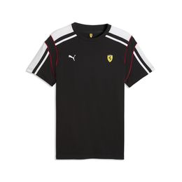 T-Shirt Puma "Scuderia Ferrari MT7 T-Shirt Herren", Jungen, Gr. L, schwarz, Obermaterial: 100% Baumwolle. Rippe: 71% Baumwolle, 29% Polyester, regular fit, Rundhals, Shirts T-Shirt
