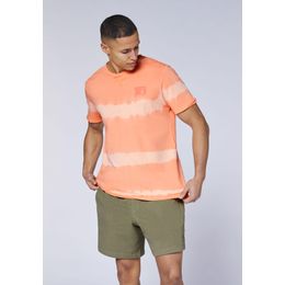 T-Shirt Chiemsee, Jungen, Gr. M (48/50), orange (melon), 100% Baumwolle, Rundhals, Shirts T-Shirt