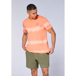 T-Shirt Chiemsee, Jungen, Gr. S (44/46), orange (melon), 100% Baumwolle, Rundhals, Shirts T-Shirt