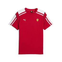 T-Shirt Puma "Scuderia Ferrari MT7 T-Shirt Herren", Jungen, Gr. L, rosso corsa rot, Obermaterial: 100% Baumwolle. Rippe: 71% Baumwolle, 29% Polyester, regular fit, Rundhals, Shirts T-Shirt