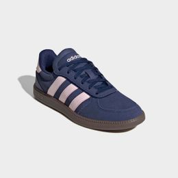 Sneaker adidas Sportswear "BREAKNET SLEEK F&Uuml;R KINDER", M&auml;dchen, Gr. 36, dunkelblau, clear pink, gum5, Leder, Synthetik, Schuhe Sneaker, f&uuml;r Kinder & Jugendliche