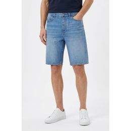 Jeansshorts Hugo "Skate Shorts", Herren, Gr. 32, N-Gr, bright blau435, Denim/Jeans, Obermaterial: 100% Baumwolle, straight fit knielang, Jeans Jeansshorts, im Straight Fit
