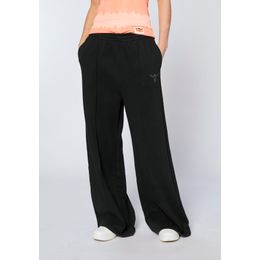 Sweathose Chiemsee, Damen, Gr. L (40), Normalgr&ouml;&szlig;en, schwarz, 80% Baumwolle, 20% Polyester, Hosen Sweathose