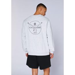 Sweatshirt Chiemsee, Herren, Gr. L (52/54), high, rise, 76% Baumwolle, 22% Polyester, 2% Viskose, Rundhals, Sweatshirts Sweatshirt