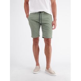 Chinoshorts Lerros "Sommerliche Chino-Shorts aus reiner Baumwolle mit Tunnelzug", Herren, Gr. 31, nordic olive, 100% Baumwolle, Hosen Chinoshorts