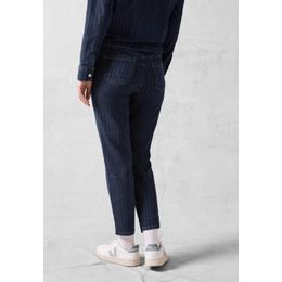 Regular-fit-Jeans Cecil, Damen, Gr. 32, L&auml;nge 28, blau (dunkelblau wash), Web, 77% Baumwolle, 20% Polyester, 3% Elasthan, gestreift, normal, Jeans, Middle Waist