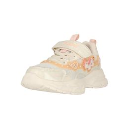 Klettschuh ZIGZAG "Agria", Kinder, Gr. 24, sanftes wei&szlig;, Kunstfaser, Lederimitat, Schuhe Klettschuh, mit eingebauten Lichtern in der Sohle