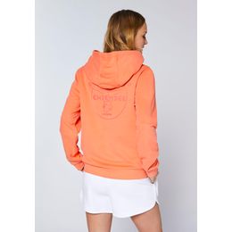 Kapuzensweatshirt Chiemsee, Damen, Gr. 40, melon, 80% Baumwolle, 20% Polyester, Sweatshirts