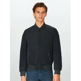JOOP! Bomberjacke JOOP "Arik", Herren, Gr. 46, dunkelblau, Web, Obermaterial: 100% Polyester, unifarben, regular fit normal, Rundhals, eingesetzt angesetztes B&uuml;ndchen, Jacken Bomberjacke, Regular fit mit Stehkragen