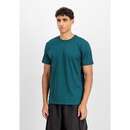 T-Shirt Alpha Industries "Label Backprint T-Shirt", Jungen, Gr. L, deep petrol, Obermaterial: 100% Baumwolle, Shirts T-Shirt