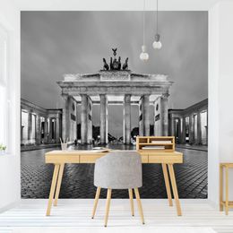 Fototapete Skyline Erleuchtetes Brandenburger Tor II