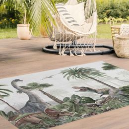 Vinylteppich Dinosauriergiganten im Dschungel