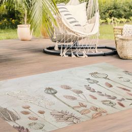 Vinylteppich Zart getrocknete Herbstblumen
