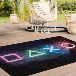 Vinylteppich Controller Symbole in ferner Galaxie