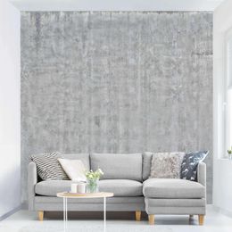 Fototapete 3D-Optik Gro&szlig;e Wand mit Betonlook
