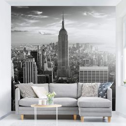 Bilderwelten Fototapete Textiltapete Stofftapete - nahtlose Tapete | Manhattan Skyline