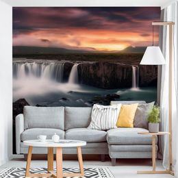 Fototapete Natur Go&eth;afoss Wasserfall in Island