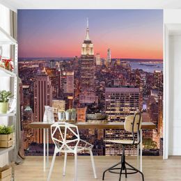 Fototapete Skyline Sonnenuntergang Manhattan New York City