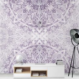 Bilderwelten Mustertapete Mandala Aquarell Ornament violett