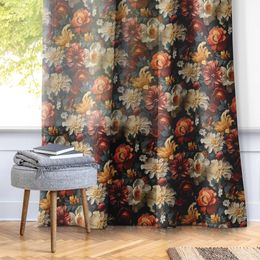 Bilderwelten Vorhang Opulent Barockes Blumenbouquet