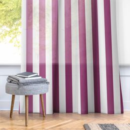 Vorhang L&auml;ngsstreifen in Fuchsia
