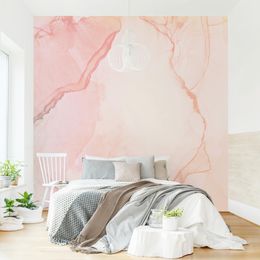 Bilderwelten Mustertapete Spiel der Farben Pastell Zuckerwatte