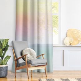 Vorhang Regenbogen Wasserfarben