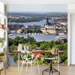 Fototapete Skyline Stockholm City