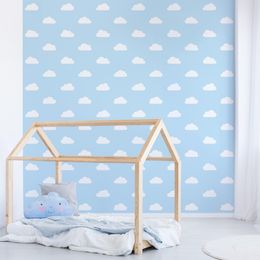 Mustertapete No.YK54 Wolken Hellblau