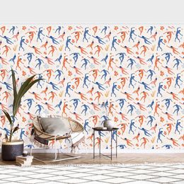 Bilderwelten Fototapete Matisse - T&auml;nzer Orange Blau