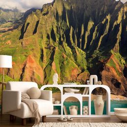 Bilderwelten Fototapete Textiltapete Stofftapete - nahtlose Tapete | Blick auf die Na Pali Coast Hawaii