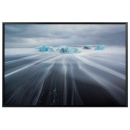 Leinwandbild Eislandschaft