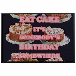 Leinwandbild Eat Cake It's Birthday