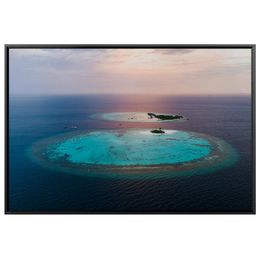 Leinwandbild Paradies im Ozean