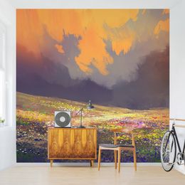 Fototapete Gemalte Anime Landschaft