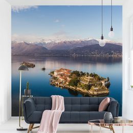 Bilderwelten Fototapete Textiltapete Stofftapete - nahtlose Tapete | Insel Isola Bella in Italien