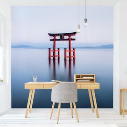 Fototapete Torii im Wasser