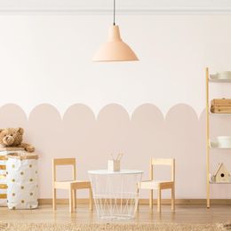 Fototapete Halbkreisbord&uuml;re mittel beige