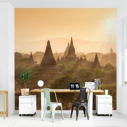 Fototapete Sonnenuntergang &uuml;ber Bagan