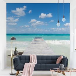 Fototapete Steg ins Meer